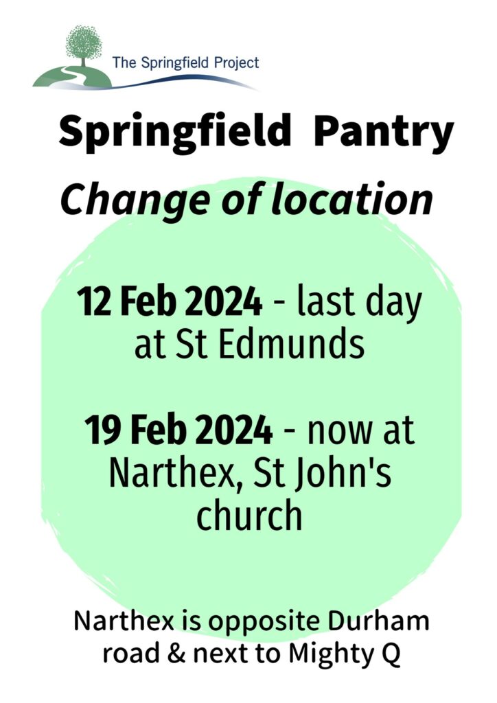 Springfield Food Pantry is Moving! | The Springfield Project